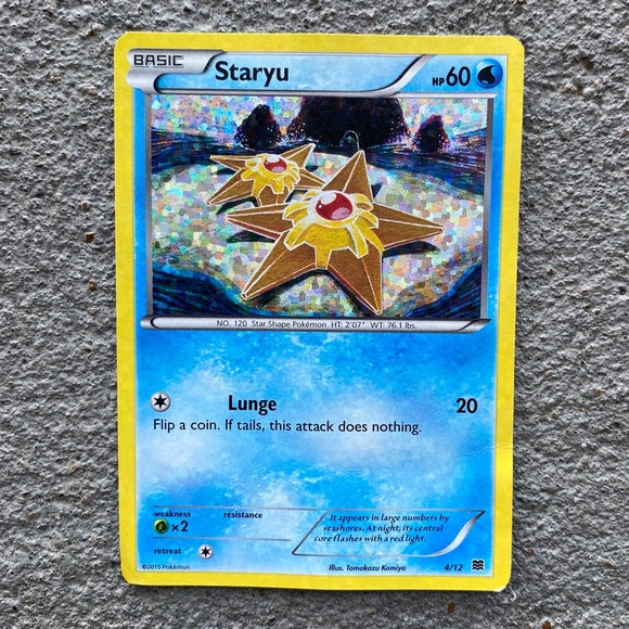 Pokemon | Toys | Staryu Pokmon Card | Poshmark